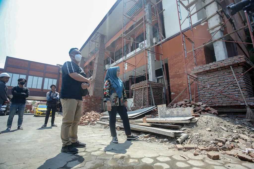 Gema Media | Tinjau Pengerjaan Proyek Facade Gedung Setdakot, Wali Kota ... Gema Media | Tinjau Pengerjaan Proyek Facade Gedung Setdakot, Wali Kota ...