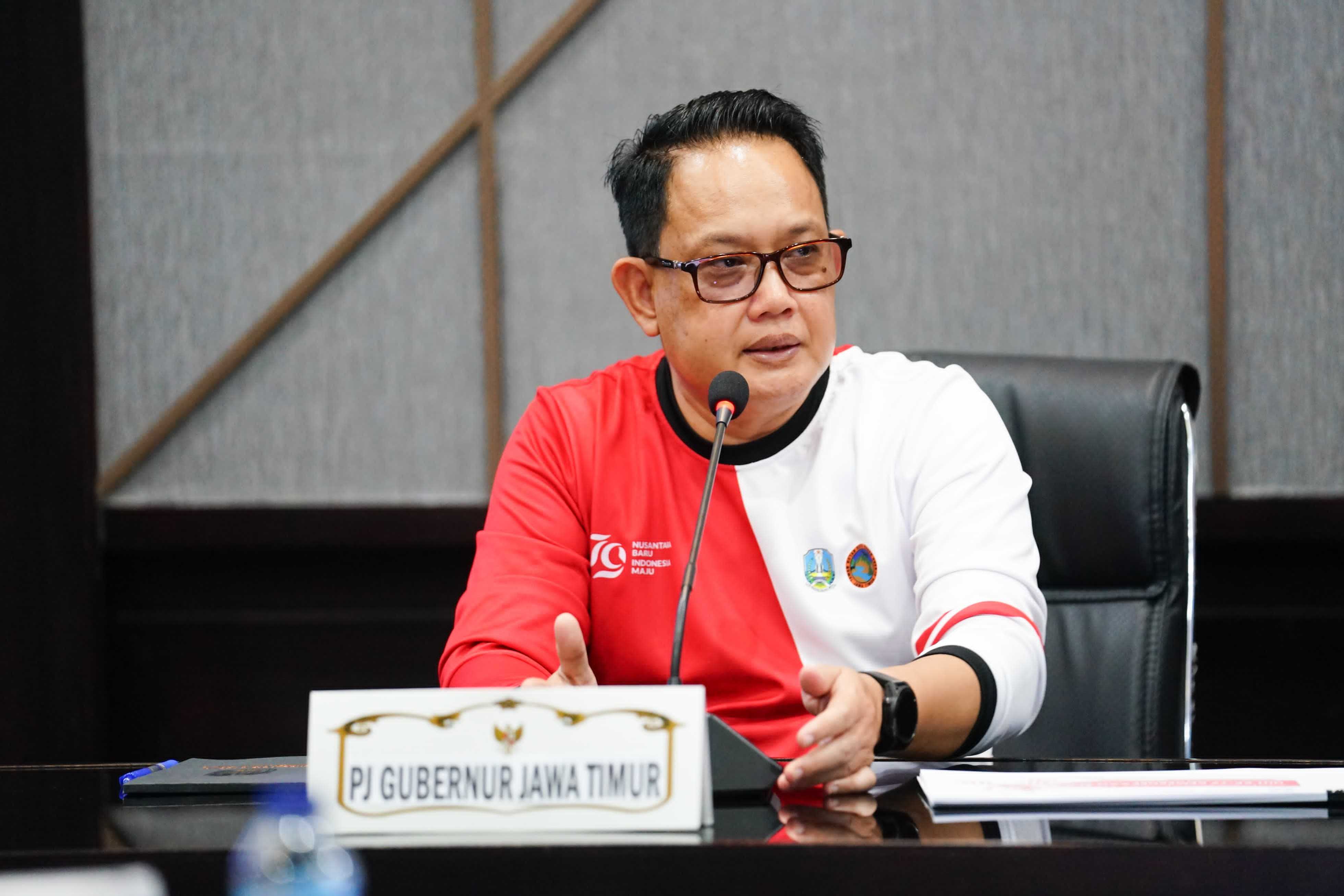 Gema Media | Jatim Gerbang Nusantara Baru Jadi Slogan HUT Ke-79 RI di Jawa Timur, Pj. Gubernur ...